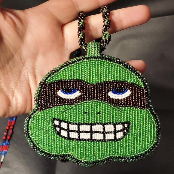 Accessories | Hand Made Beaded Ninja Turtle Medallion | Poshmark
